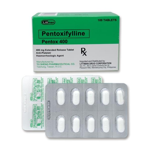 PENTOX 400 Pentoxifylline 400mg Extended-Release Tablet 1's price in ...
